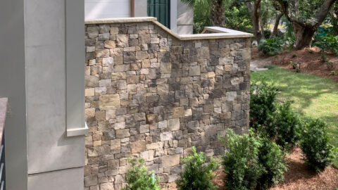 Antique Bronze Country Castle Rock - Buechel Stone