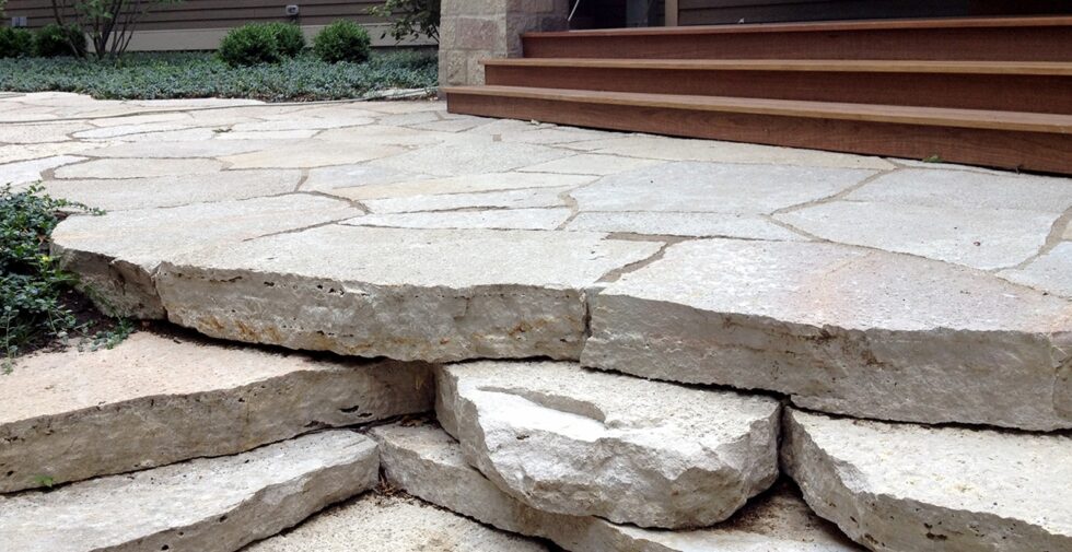 Fond du Lac Outcropping Steps - Buechel Stone